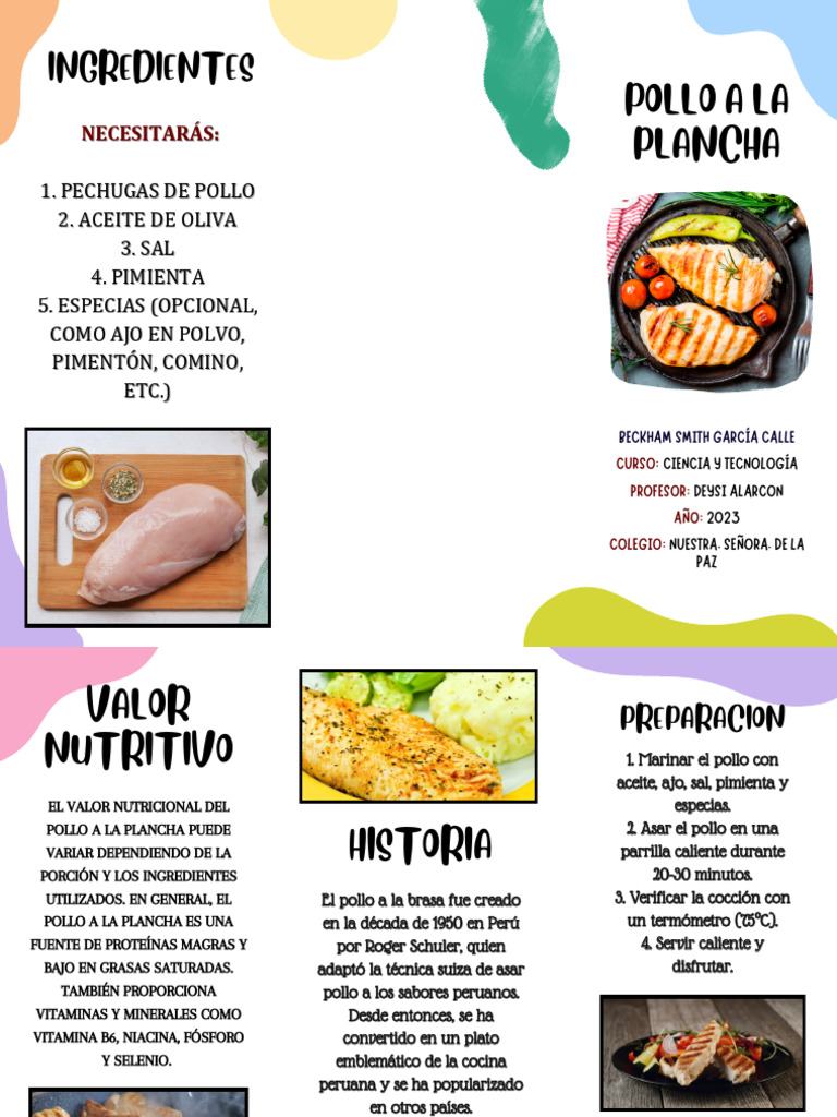 Pollo A La Plancha | PDF