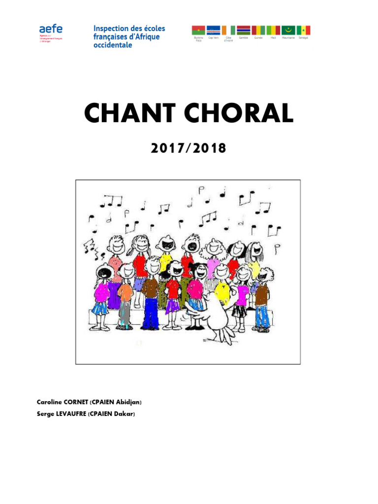 Livret Chant Choral 2017 2018 | PDF