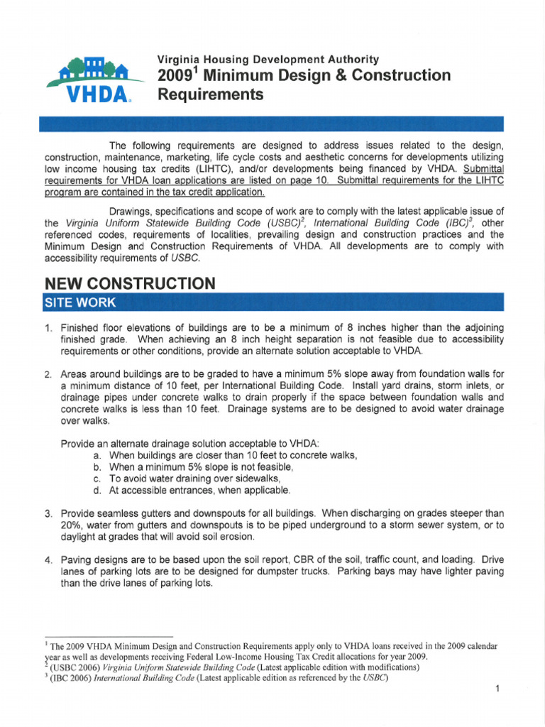 VHDA Cabinet Requirements Guide | PDF
