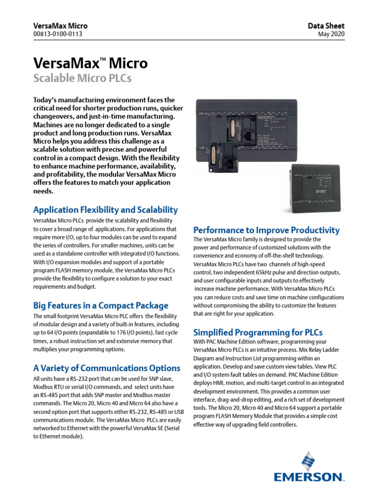 product-data-sheet-versamax-micro-emerson-en-6156736 | PDF ...