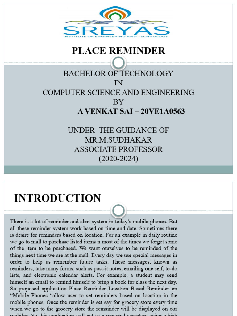 Iv Cse Technical Seminar PPT Format - 2023 - 2024-1 | PDF