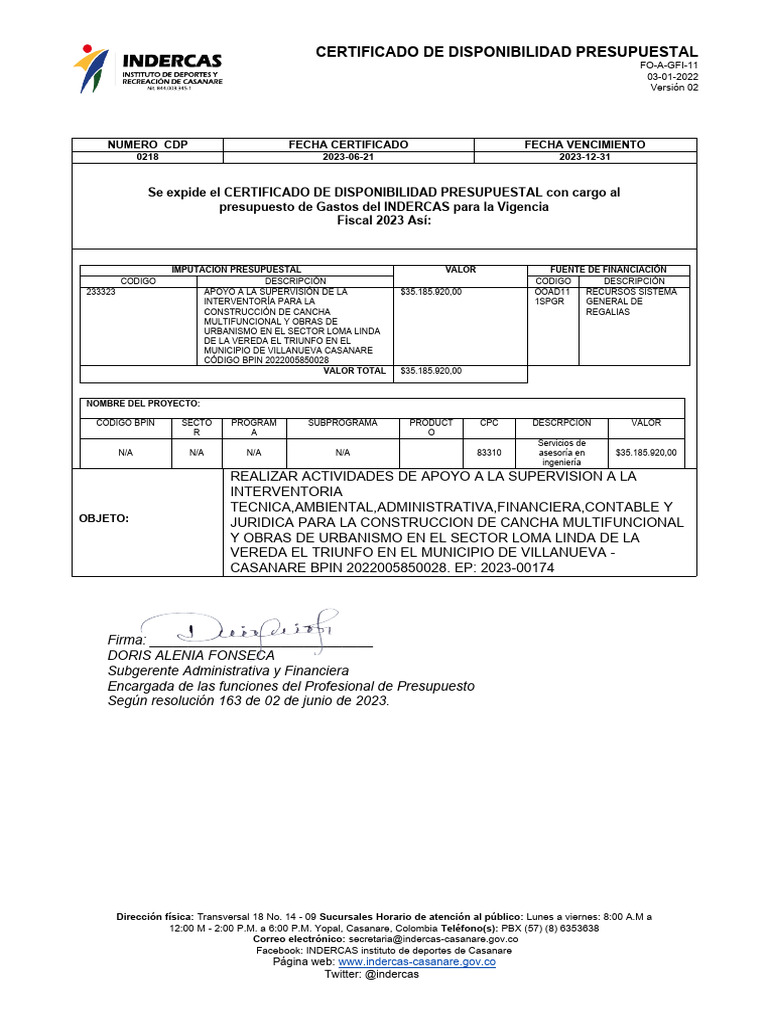 10a.cdp 0218 Sisoft Ep 2023-00174 | PDF