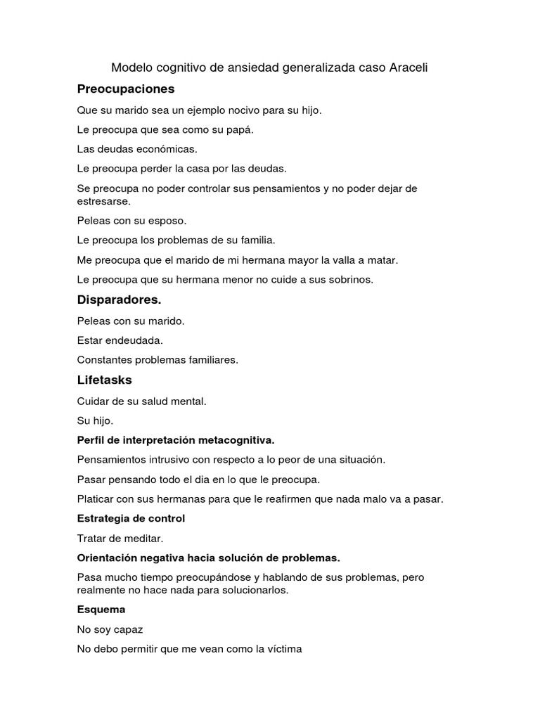 modelo cognitivo | PDF