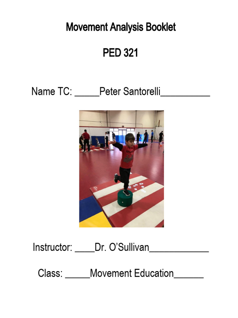 Ped 321 Movement Analysis Project | PDF | Foot