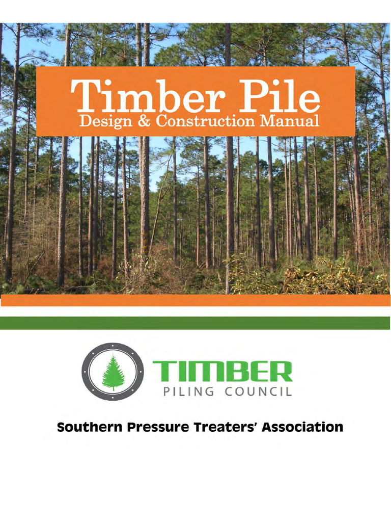 Timber Pile Design and Construction Manual | PDF