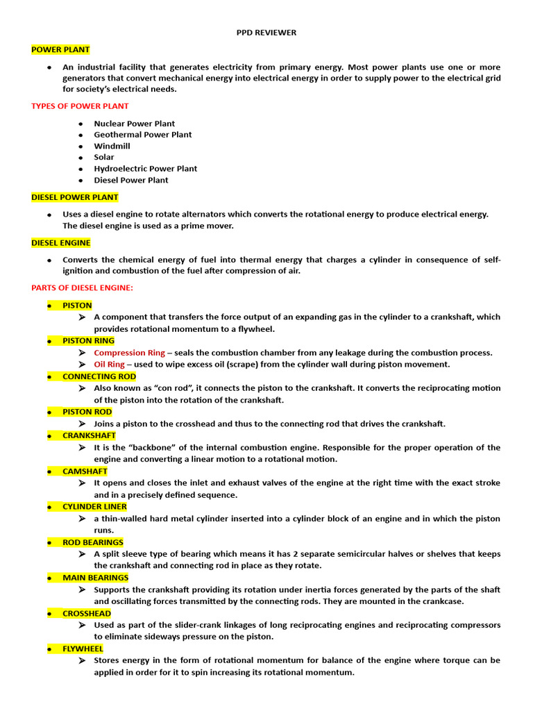 PPD Reviewer Final | PDF