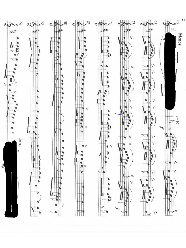 NINO BRAVO Un Beso y Una Flor Saxos | PDF