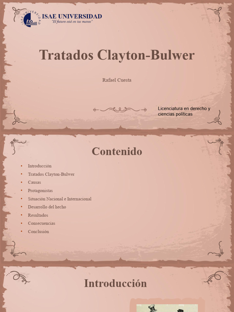 Tratados Clayton-Bulwer | PDF