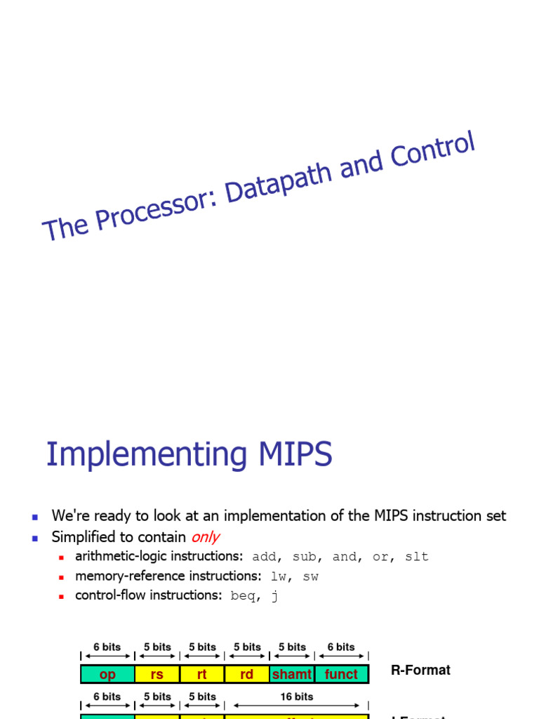 4 - SingleCycle Implementation | PDF | Integrated Circuit | Computer Science