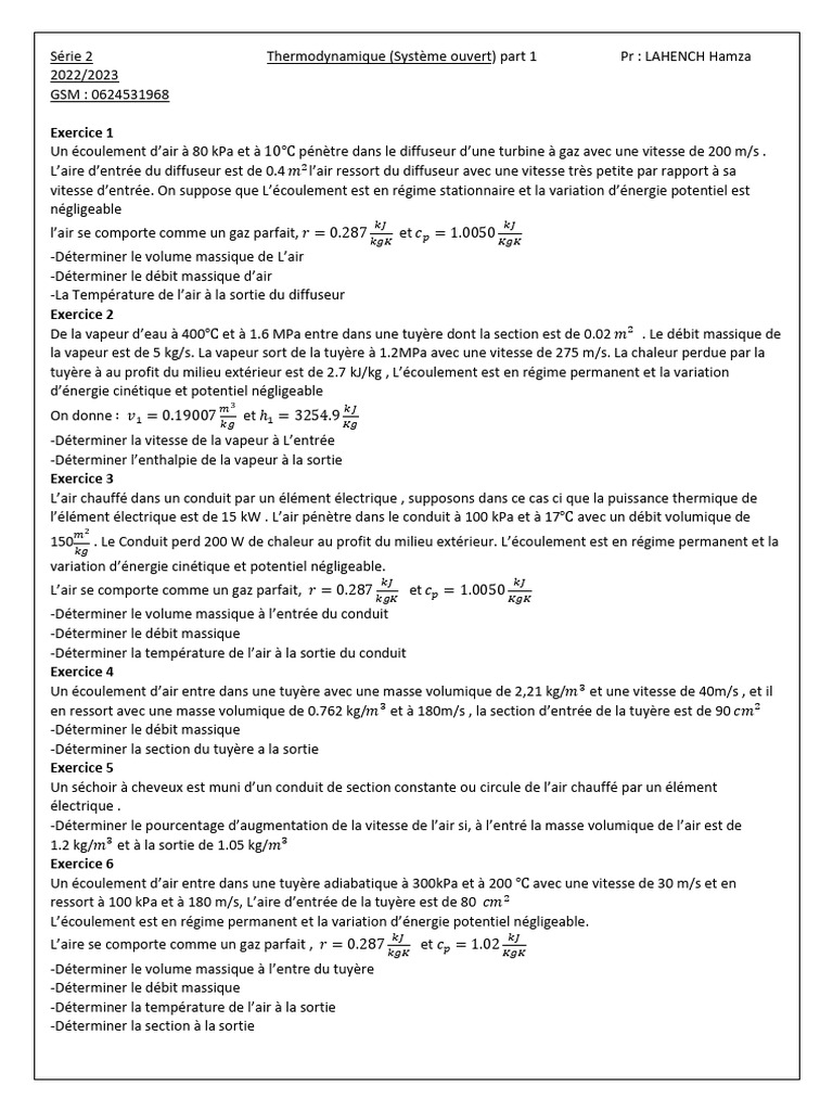 Série 2 Systéme Ouvert Part 1 PR Lahnech Hamza | PDF