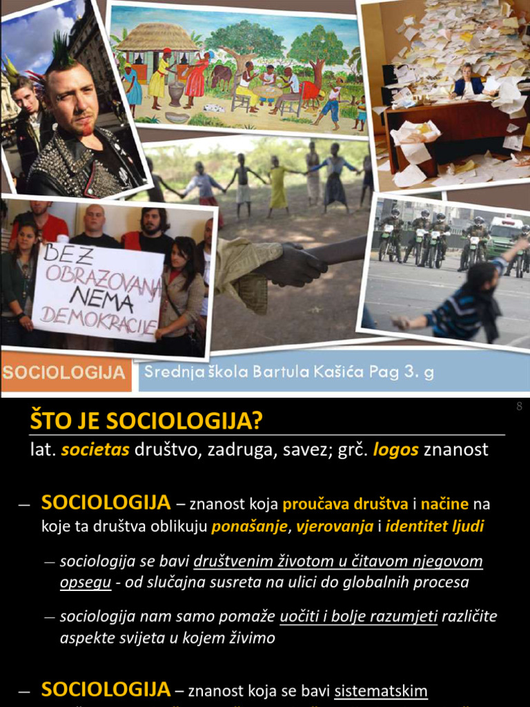 Sociologija kao znanost | PDF
