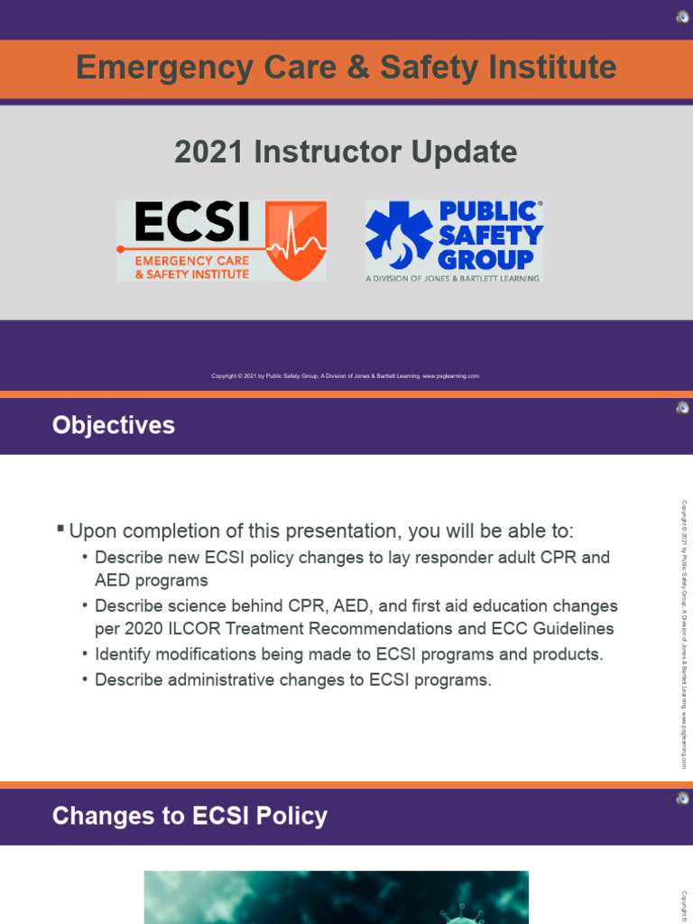 ECSI Instructor Update 2021 | PDF | Cardiopulmonary Resuscitation ...