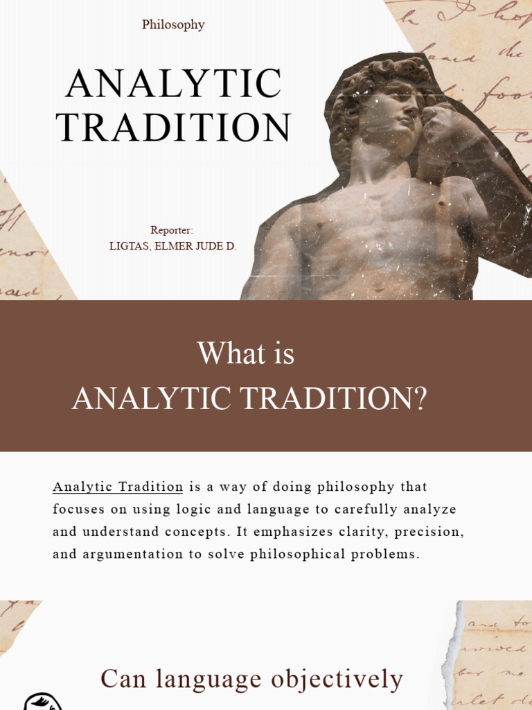 Understanding Analytic Tradition in Philosophy | PDF