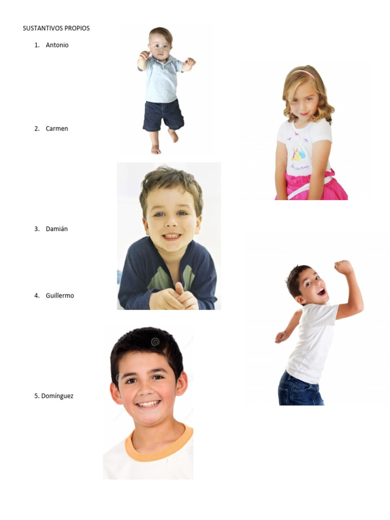 5 Ejemplos de Cada Tipos de Sustantivos Con Imagenes | PDF 5 Ejemplos de Cada Tipos de Sustantivos Con Imagenes | PDF