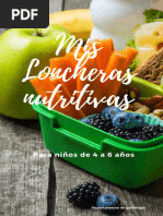 30 Recetas de Loncheras Saludables y 20 Recetas de Snacks para Niños Sanos y Felices | PDF ...