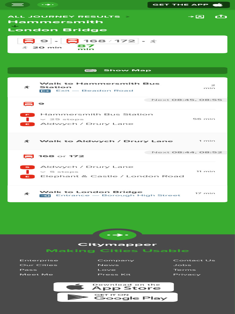 Citymapper: London Journey Planner | PDF