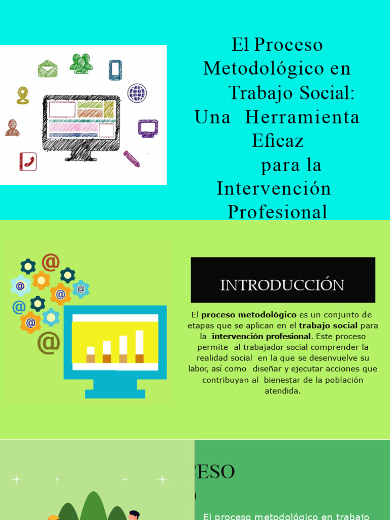 El Proceso Metodológico | Descargar gratis PDF | Trabajo Social | Planificación
