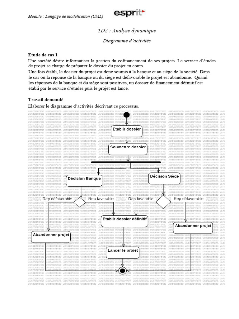 TD2-B. Diagramme D'activités - Copie | PDF | Pharmacie | Application
