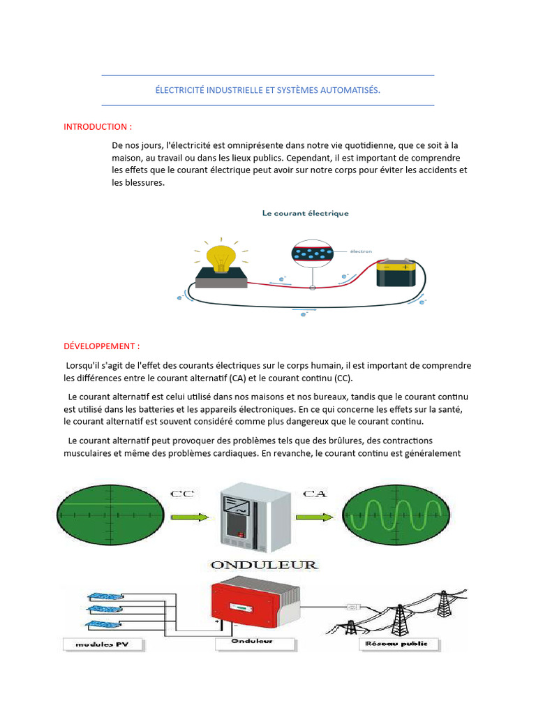 Électricité Industrielle (1) PDF - 231011 - 112020 | PDF