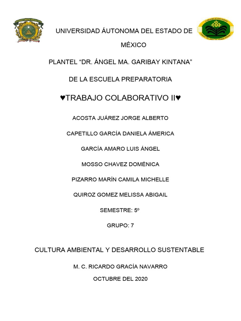 Cultura Ambiental Colab Todo | PDF | Contaminación | Residuos