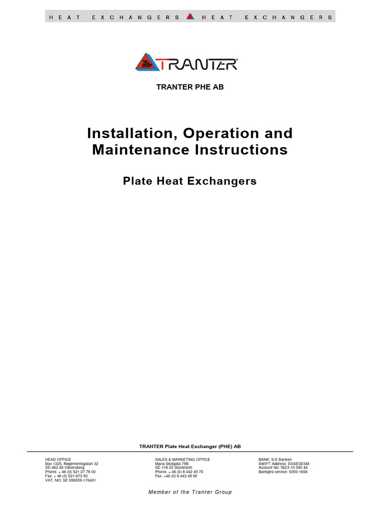 Extended IOM Manual EnglishTRANTER - 020408 | PDF | Technology ...