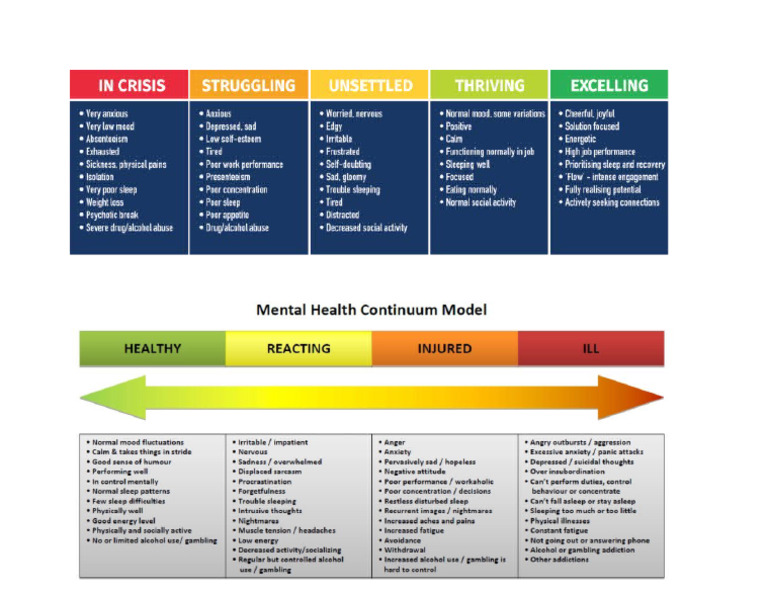 Mental Health continum pic | PDF