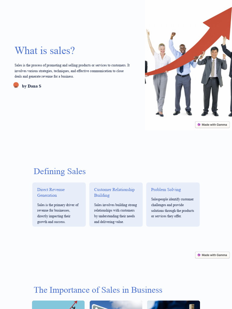 What Is Sales | PDF