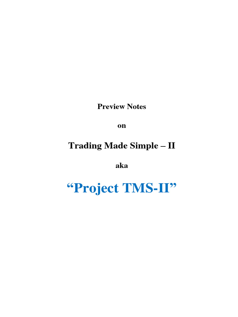 Advanced Trading System Guide | PDF