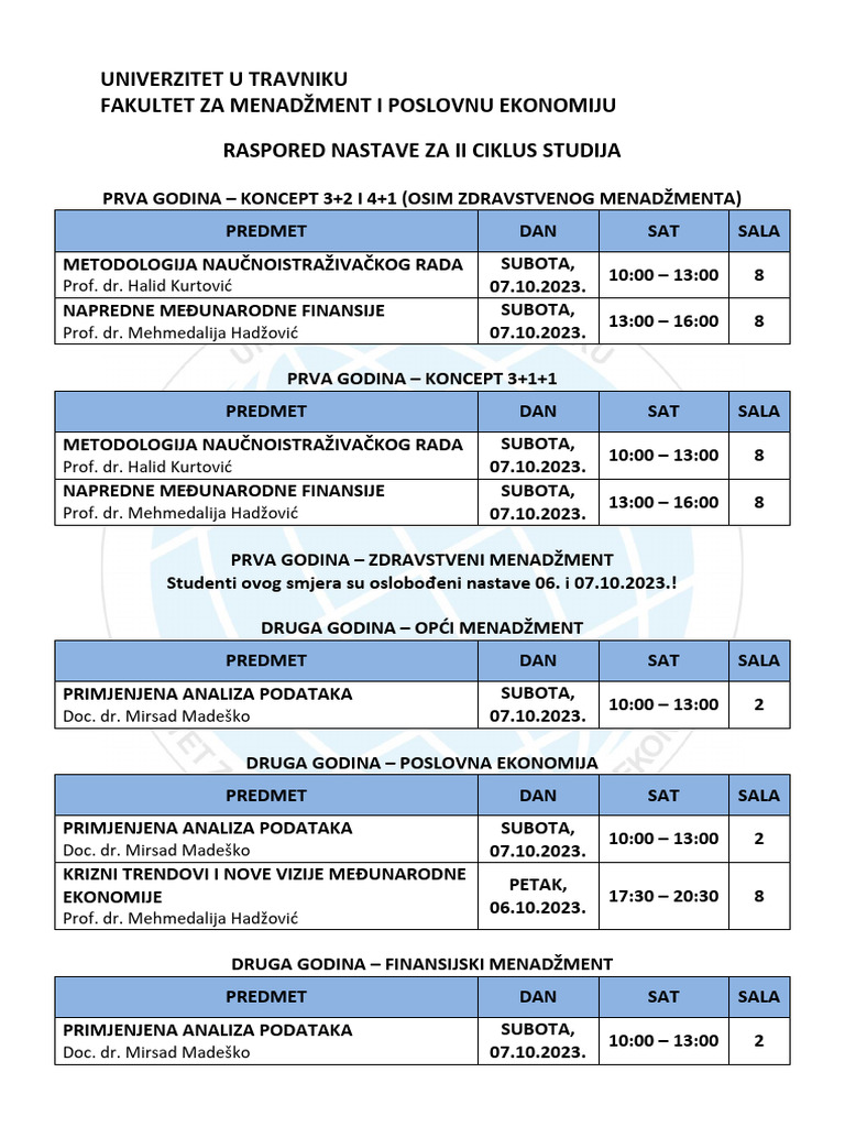 01 06 10 II Ciklus | PDF