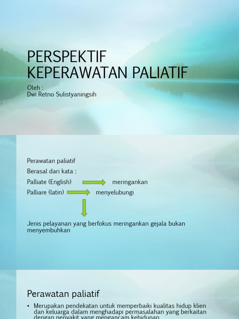Perspektif Dan Konsep Perawatan Paliatif | PDF