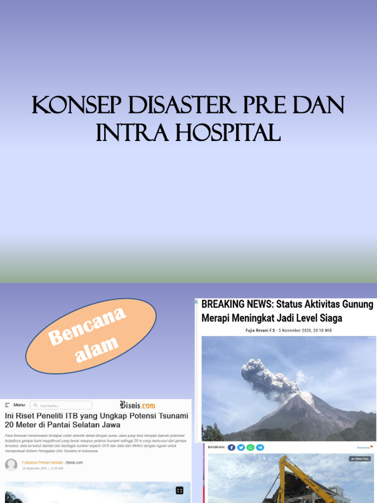 Keperawatan Bencana Pra Dan Intra Hospital | PDF