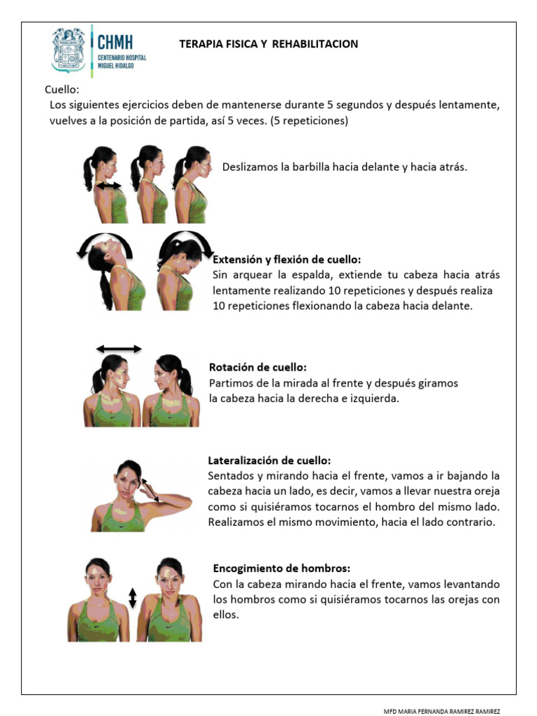 Ejercicios de Relajación para el Cuello | PDF | Relaciones personales ...