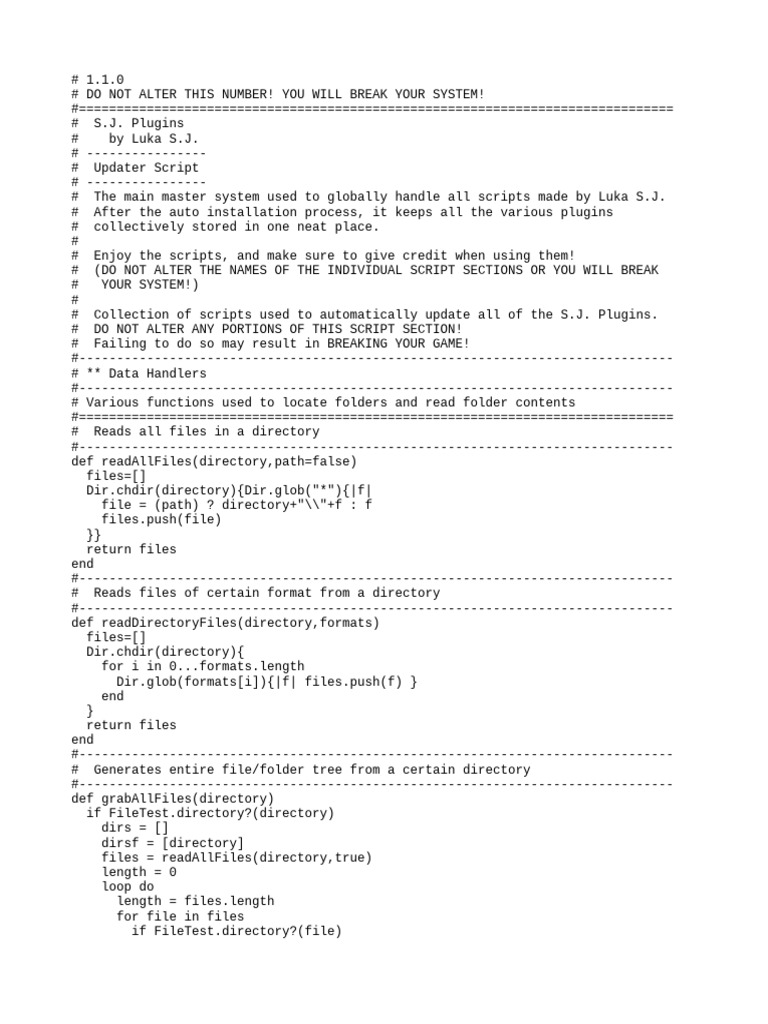 SJPlugins Updater | Download Free PDF | Computer File | Directory (Computing)