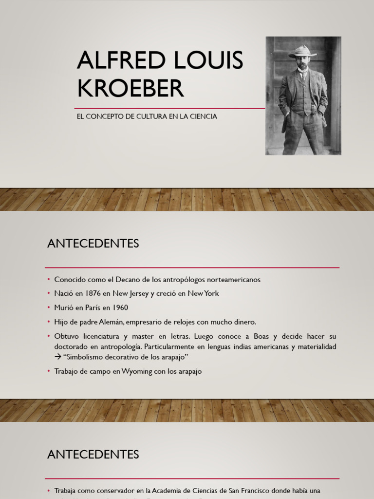 Alfred Kroeber | PDF