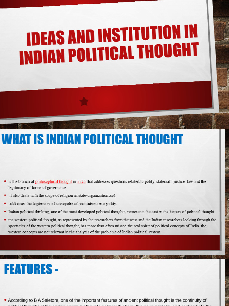 Ideas and Institution in Indian Political TH INTRO | PDF | Political ...