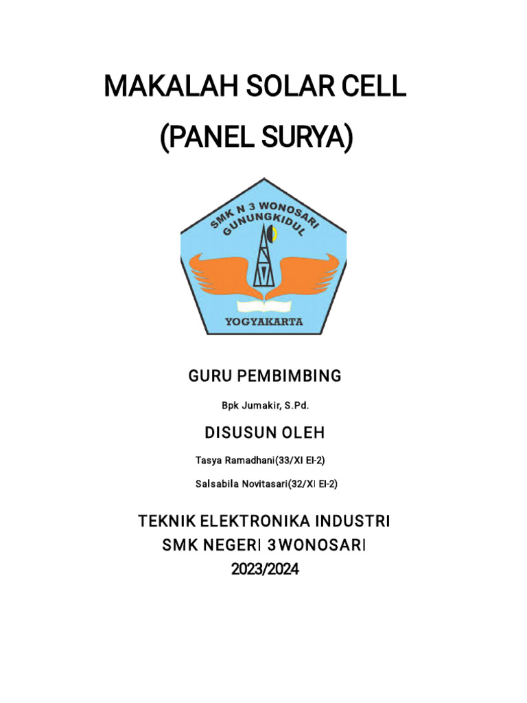 Makalah Sel Surya | PDF