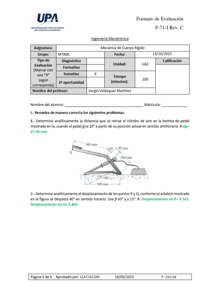 E2 CM Prob 2023-3 05-10-2023 | PDF | Tecnología