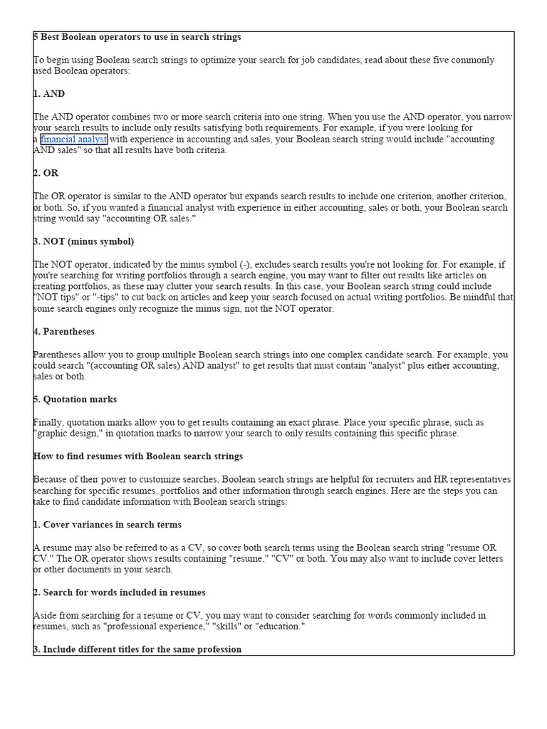 Boolean String Writeup | Download Free PDF | Résumé | Computing