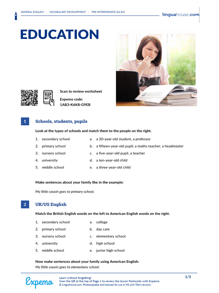 Education British English Teacher | PDF