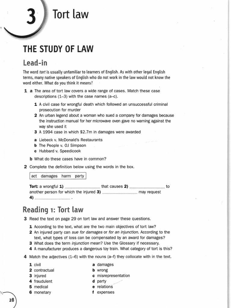 992 Tort Law | PDF