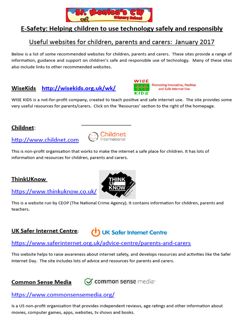 Rts List of Useful Websites For Help and Guidance Jan 2017 | PDF ...