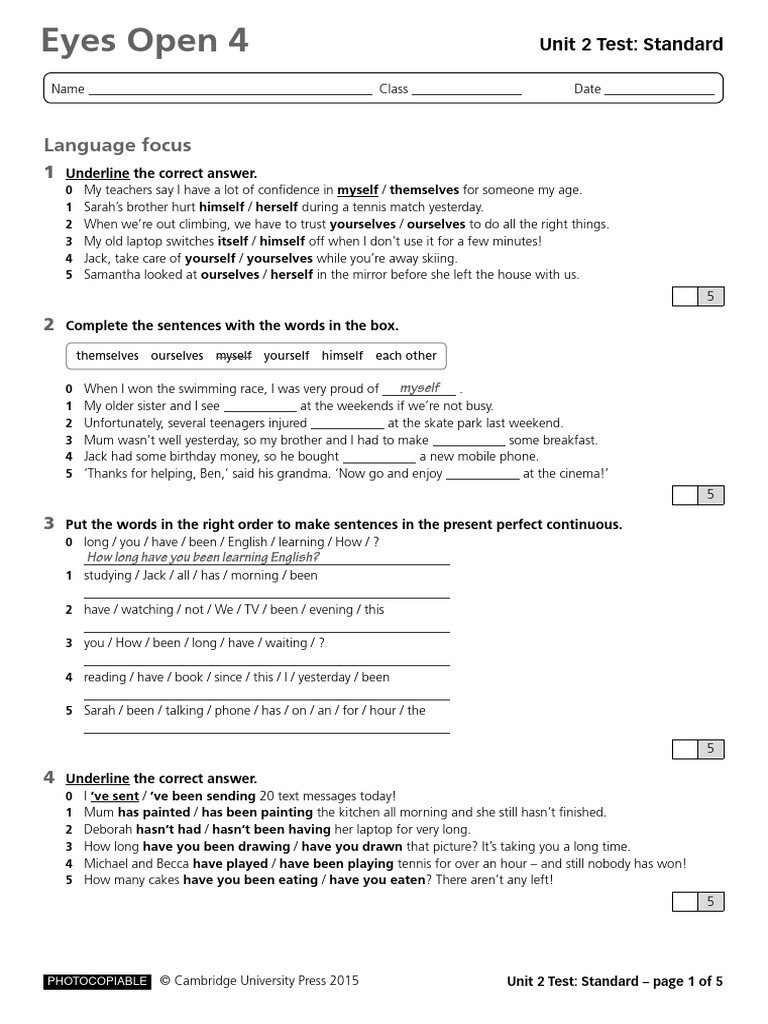 Unit 2 - Standard Test | PDF