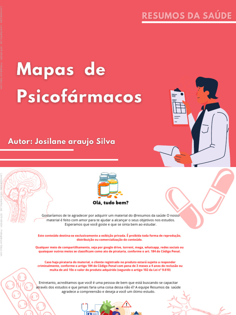 Mapas de Psicofarma | PDF | Neurotransmissor | Remédio