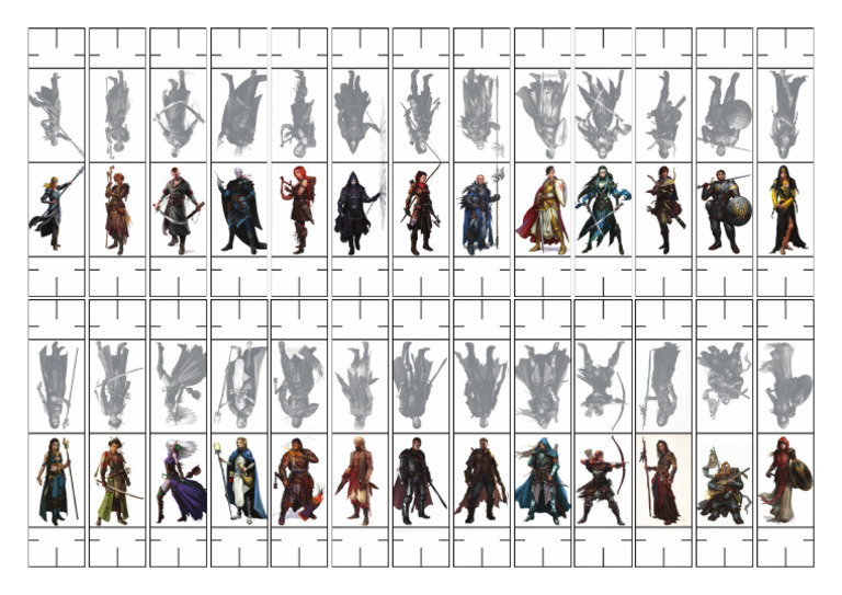 Miniaturas de Personagens Medievais para RPG Pack 01 | PDF