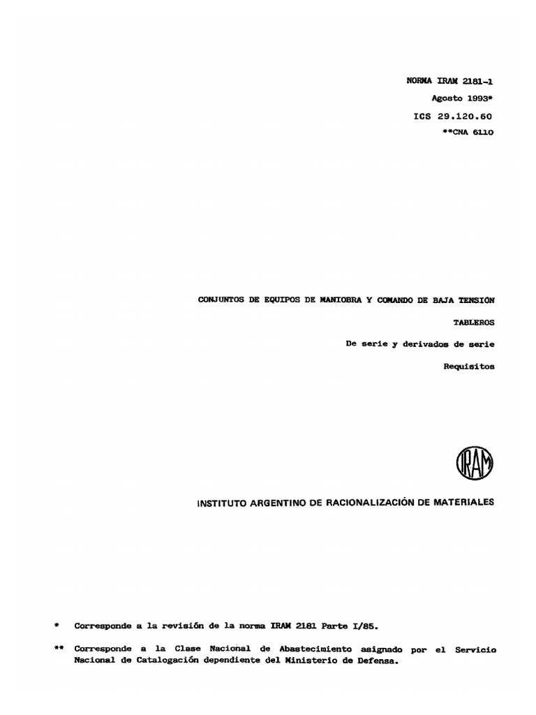 Licencia IRAM 2181 para DREI SRL | PDF