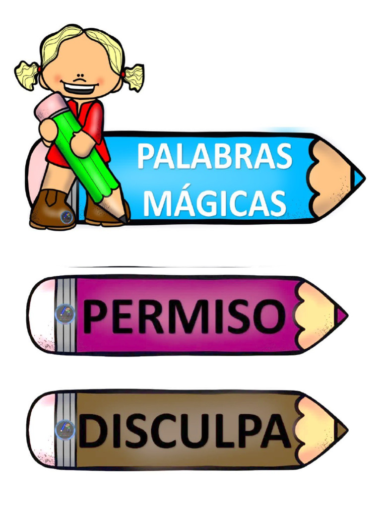 Cartel Palabras Mágicas | PDF