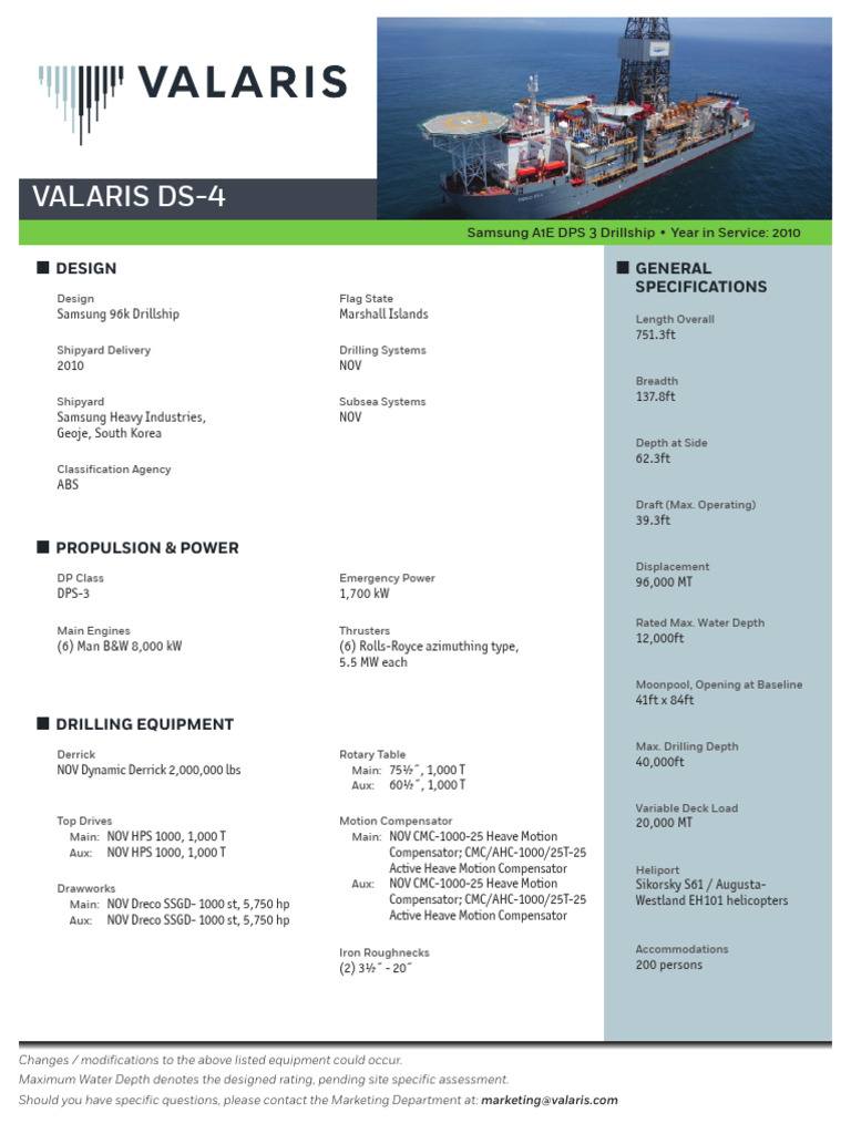Valaris DS 4 | PDF