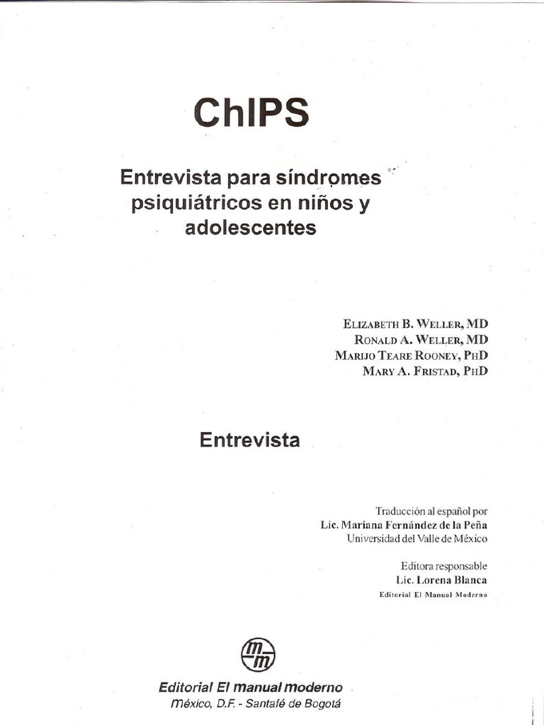 Protocolo Entrevista Chips PDF | PDF
