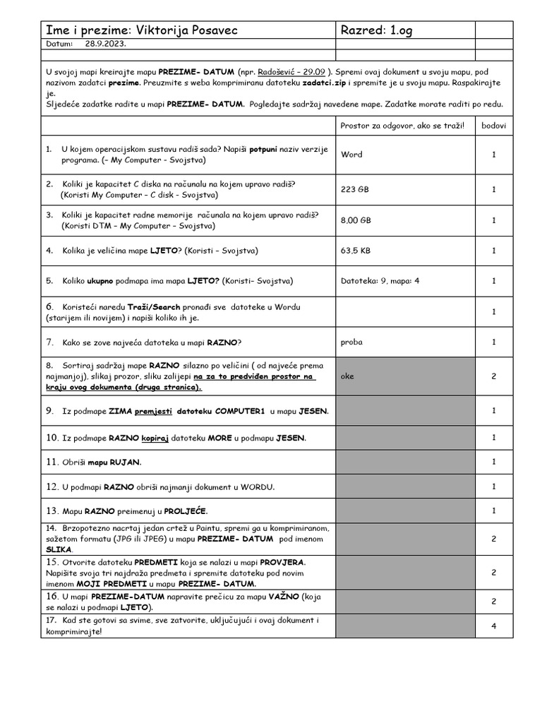 Vjezba 02 Mape 2 | PDF
