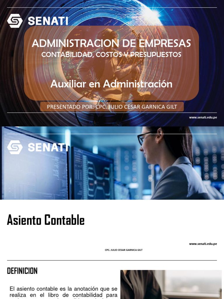 Asientos Contables: Debe y Haber | PDF | Contabilidad | Economias